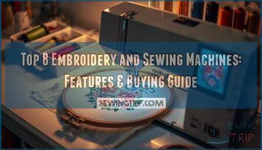 Top 8 Embroidery and Sewing Machines: Features & Buying Guide