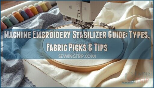 Machine Embroidery Stabilizer Guide: Types, Fabric Picks & Tips