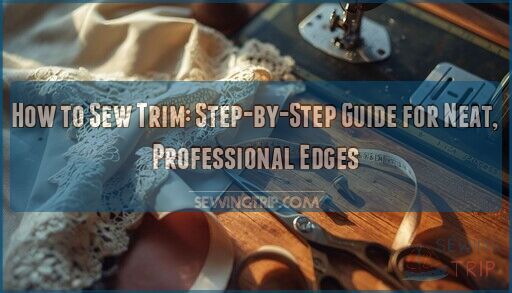 How to Sew Trim: Step-by-Step Guide for Neat, Professional Edges