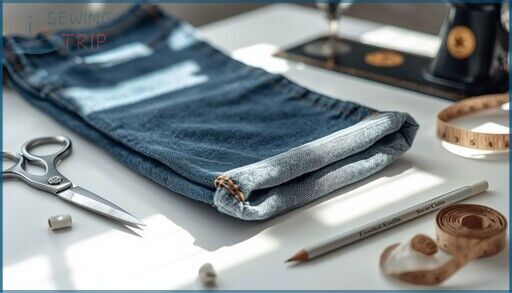 How to Hem Jeans: Keep The Original Hem & Get a Perfect Fit
