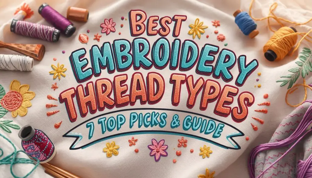 Best Embroidery Machine Thread Types: 7 Top Picks & Guide