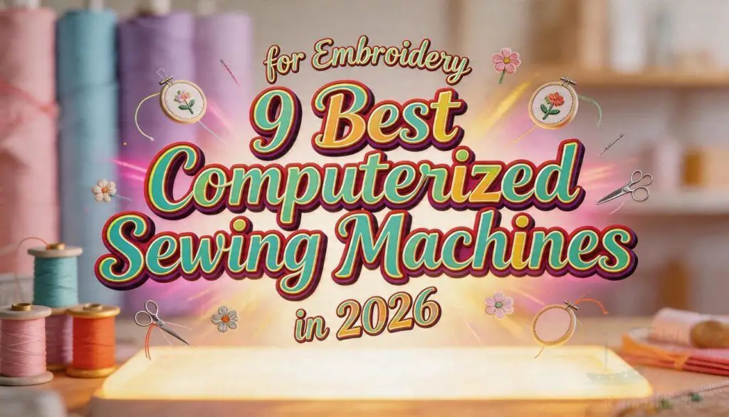 9 Best Computerized Sewing Machines for Embroidery in 2026