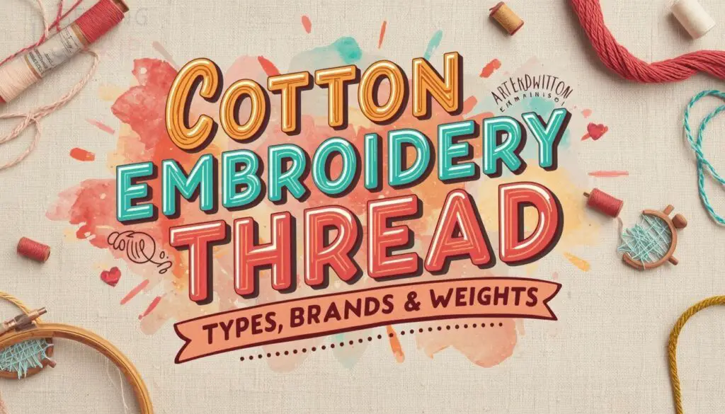 Cotton Embroidery Thread Comparison: Types, Brands & Weights