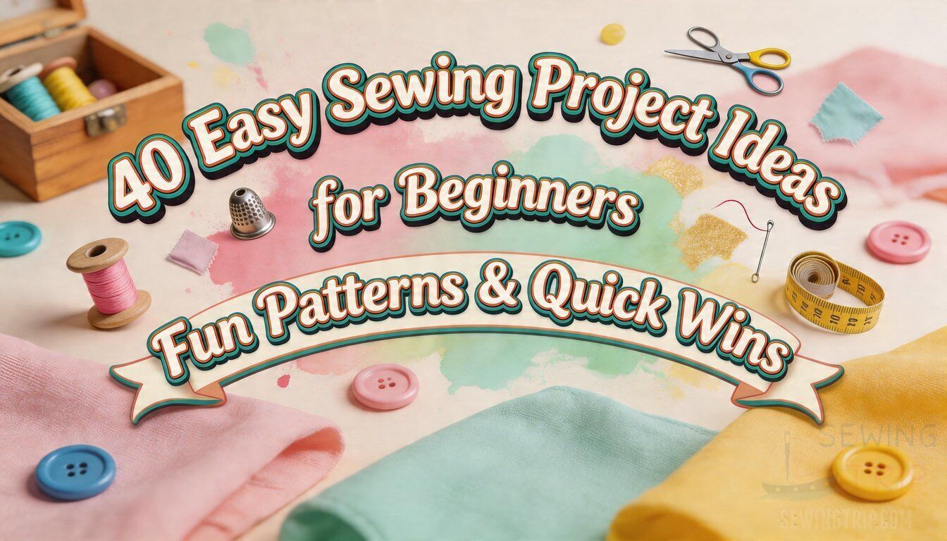 40 Easy Sewing Project Ideas for Beginners: Fun Patterns & Quick Wins