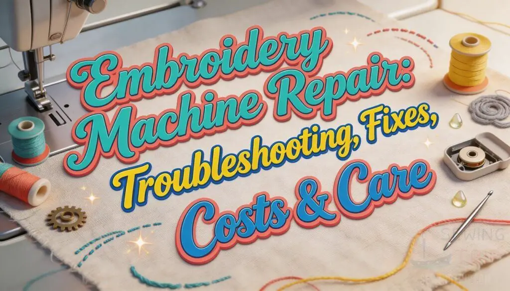 Embroidery Machine Repair: Troubleshooting, Fixes, Costs & Care
