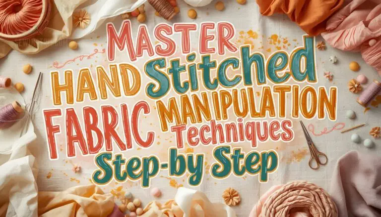 Hand Stitched Fabric Manipulation Techniques: a Complete Guide