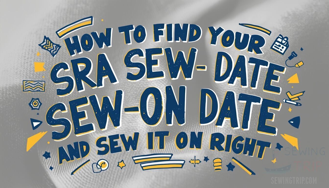 How to Find Your SRA Sew-on Date and Sew It on Right