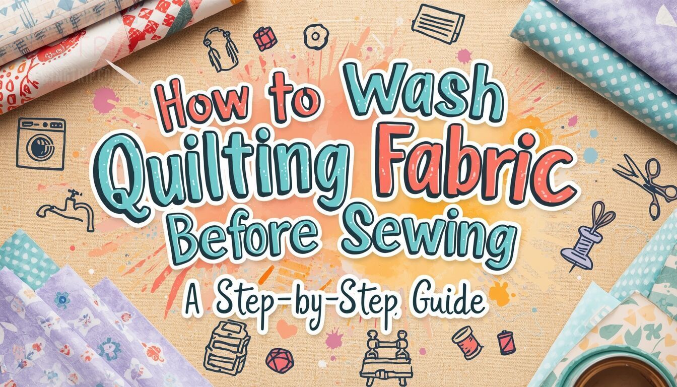 How to Wash Quilting Fabric Before Sewing: a Step-by-Step Guide