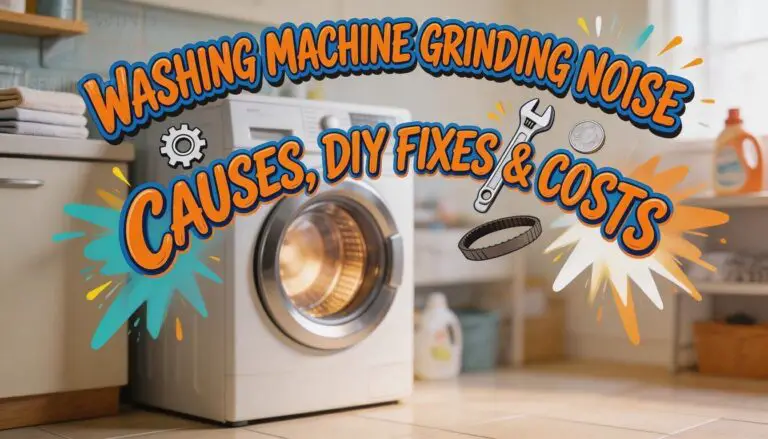 Washing Machine Grinding Noise: Causes, DIY Fixes & Costs