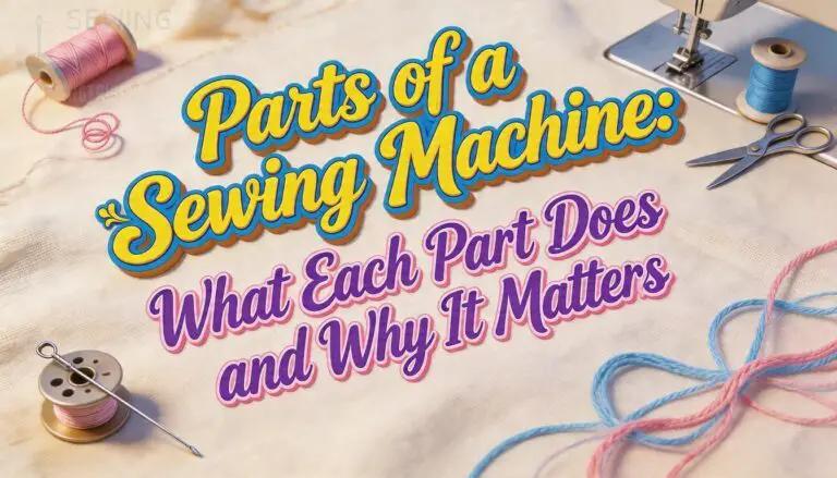 Parts of a Sewing Machine: What Each Part Does and Why It Matters