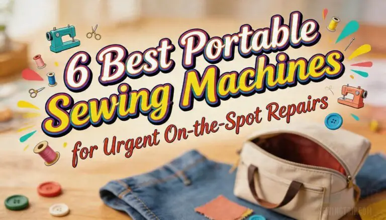 6 Best Portable Sewing Machines for Urgent On-the-Spot Repairs