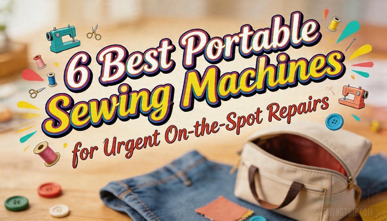 6 Best Portable Sewing Machines for Urgent On-the-Spot Repairs
