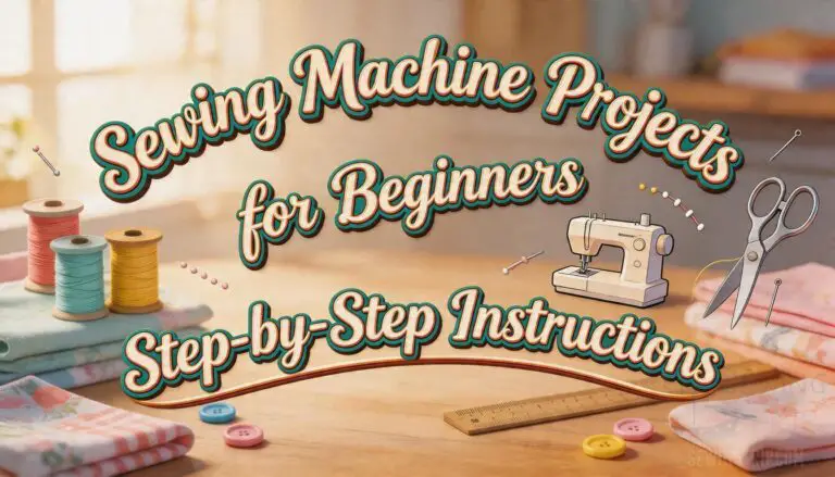Sewing Machine Projects for Beginners: Step-by-Step Instructions