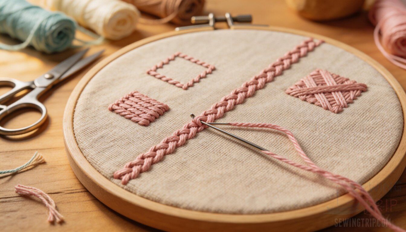 Simple Hand Embroidery Stitches: a Step-by-Step Beginner's Guide
