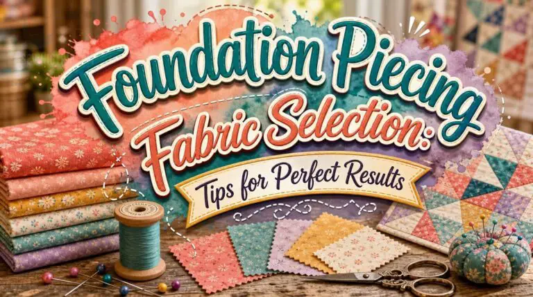Foundation Piecing Fabric Selection: Tips for Perfect Results